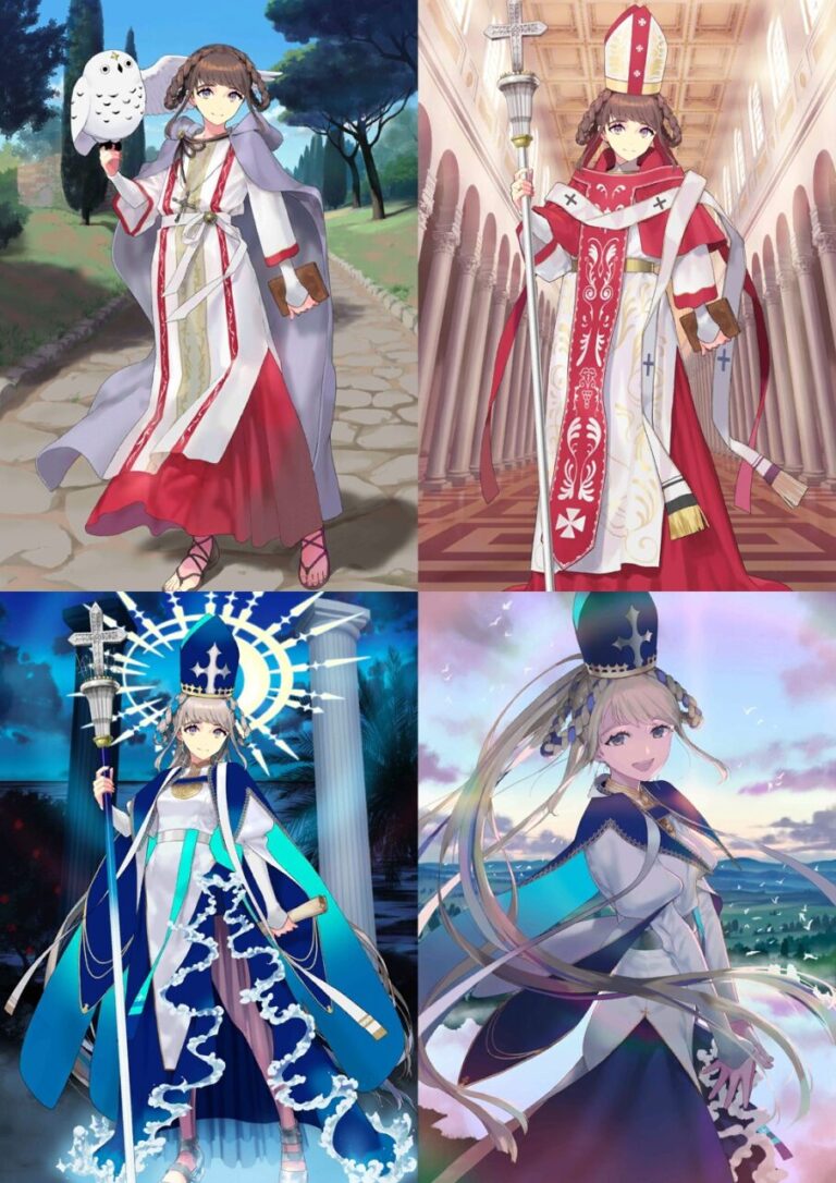 【FGO】★5(SSR)女教皇ヨハンナの再臨と全スキルの倍率判明 味方全体に毎ターンNP20獲得を付与が3ターン！ - FGOまとめニュース速報 ノウムカルデア